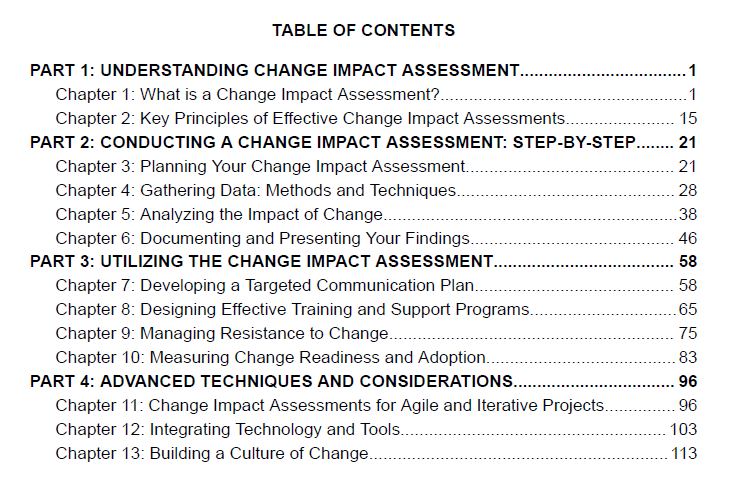 The Ultimate Guide to Change Impact Assessment - Change Adaptive